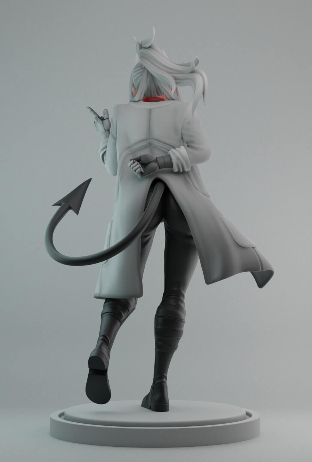 Helltaker Loremaster 3D Figure by drawingbook001