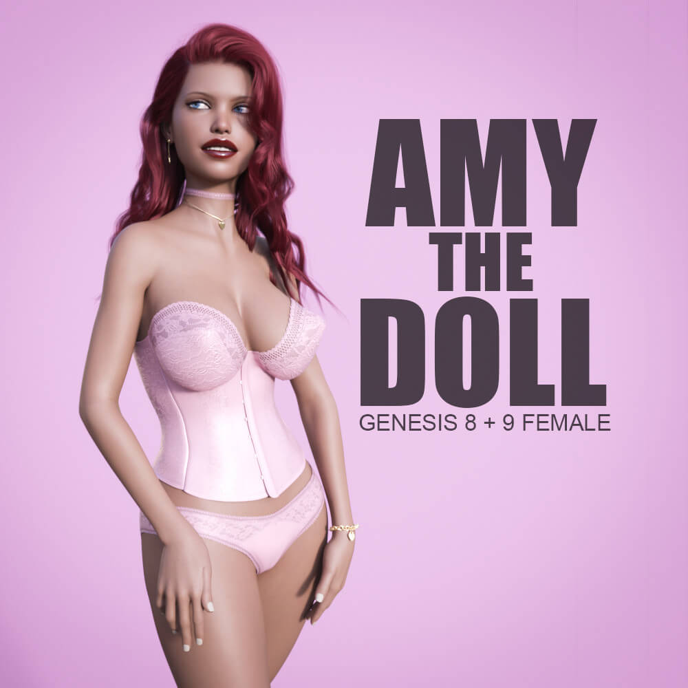 Amy The Doll - Genesis 8 + 9 Female Daz Content by Dreamlight