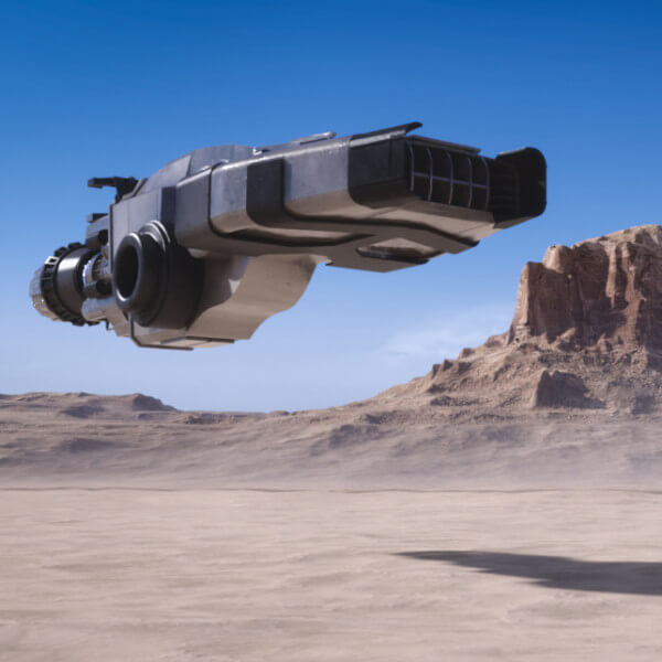 Razar Recon Ship - DAZ Studio - Render 3 3D Render | RenderHub Gallery