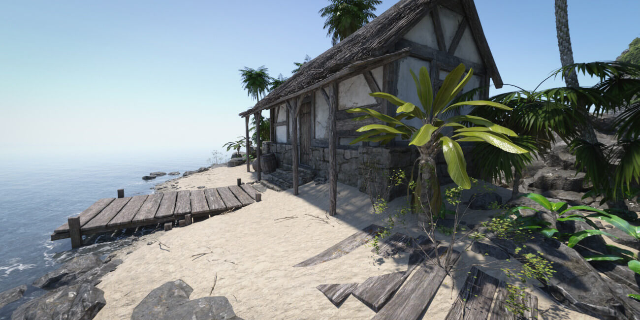 Secret Pirates Cove - HDRI Set For DAZ Studio - Render 1