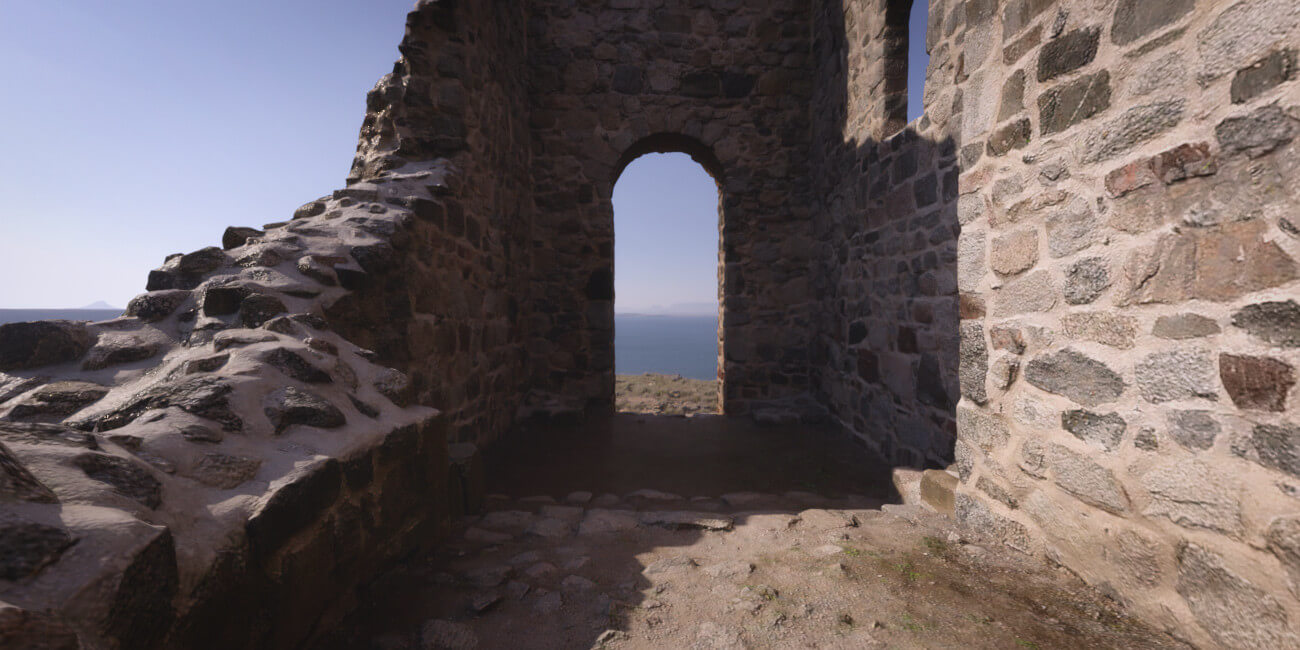 Small Church Ruins 2 - DAZ Studio - HD Scan - Render 5 3D Render