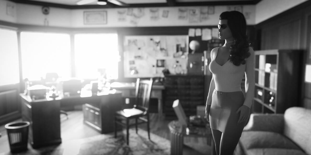 Hot HDRI Sets - Detective Office - EXR Version HDR Image by Dreamlight