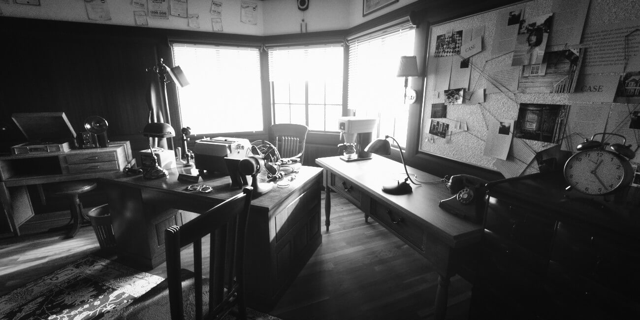 Hot HDRI Sets - Detective Office - EXR Version HDR Image by Dreamlight