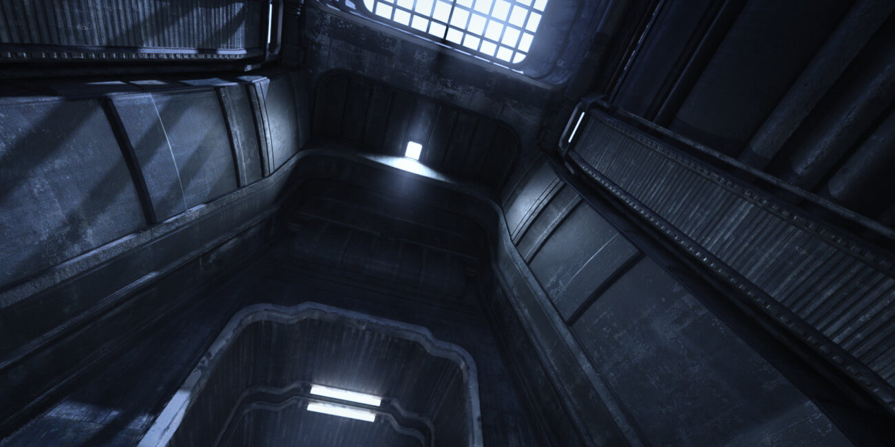 Hot HDRI Sets - Alien Corridor - DAZ Studio by Dreamlight