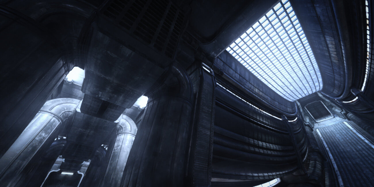 Hot HDRI Sets - Alien Corridor - DAZ Studio by Dreamlight