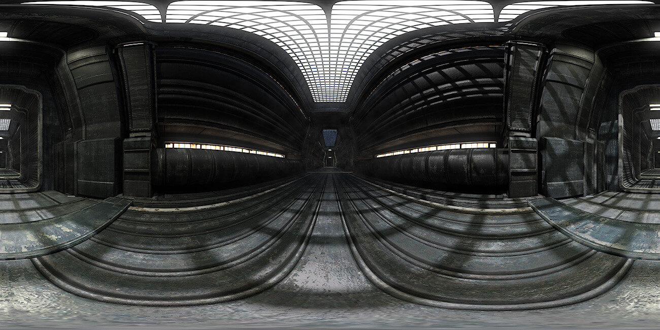 Hot HDRI Sets - Alien Corridor - DAZ Studio by Dreamlight