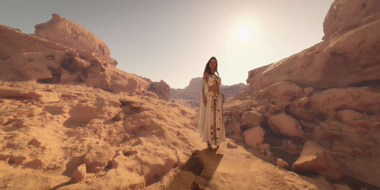 Hot HDRI Sets - Desert Rocks - DAZ Studio by Dreamlight