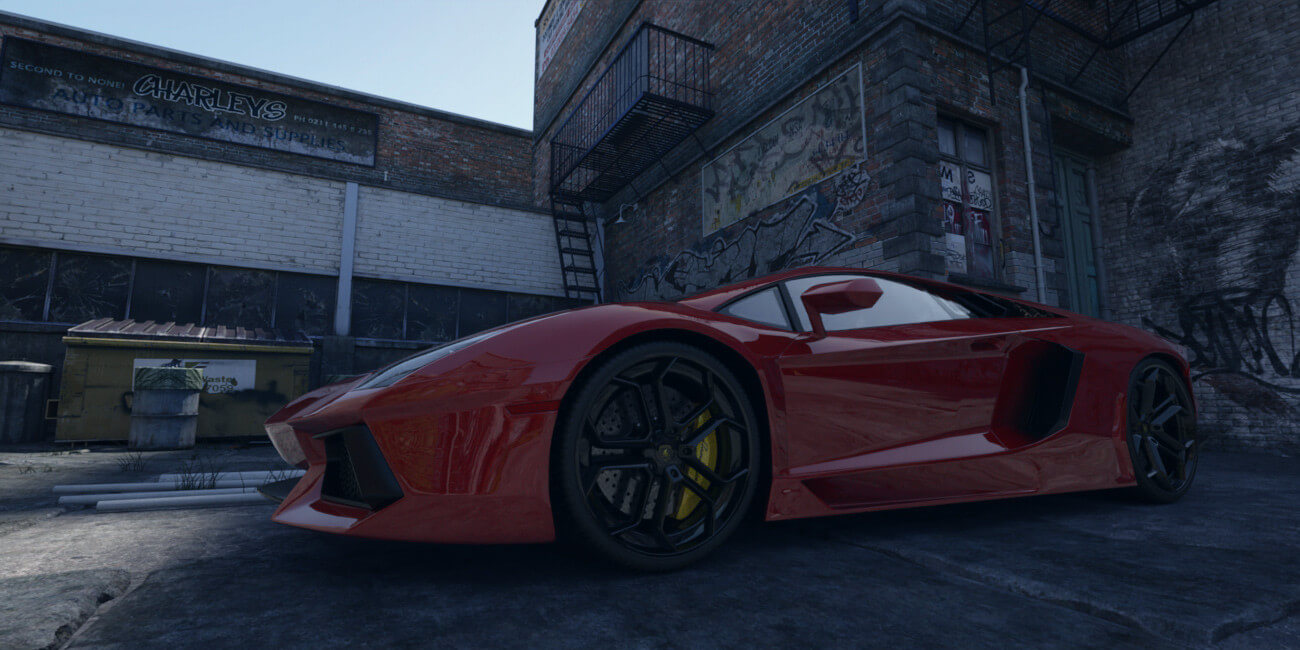 Hot HDRI Sets - Fallen Alley - HDR Format by Dreamlight