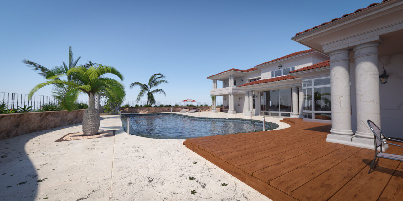Hot HDRI Sets - Hamptons Pool House - DAZ Studio by Dreamlight
