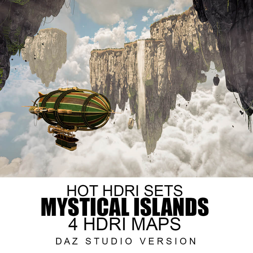 Hot HDRI Sets - Mystical Islands - DAZ Studio by Dreamlight