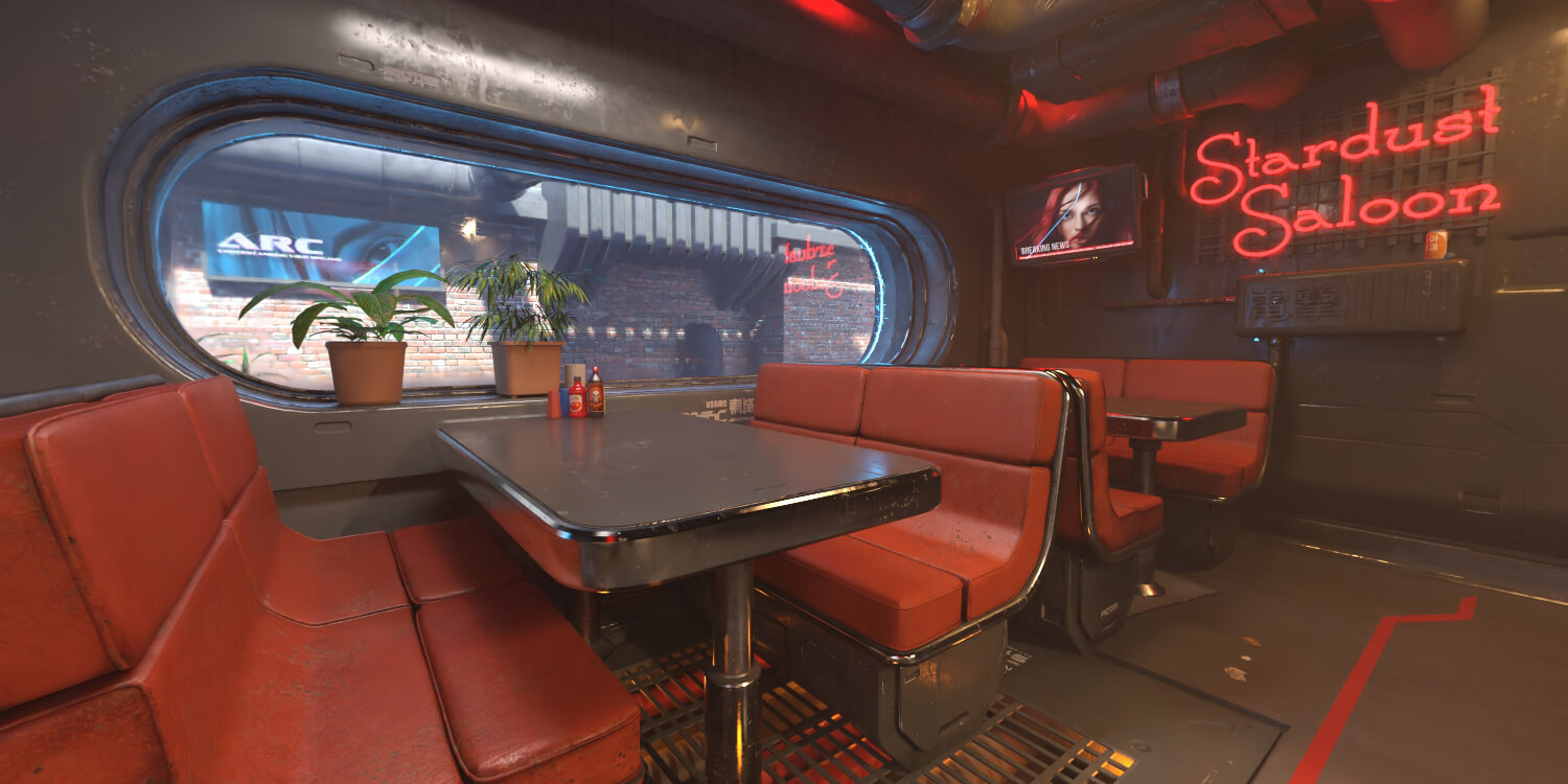 Hot HDRI Sets - Sci-Fi Saloon - 20 Maps - DAZ Studio by Dreamlight