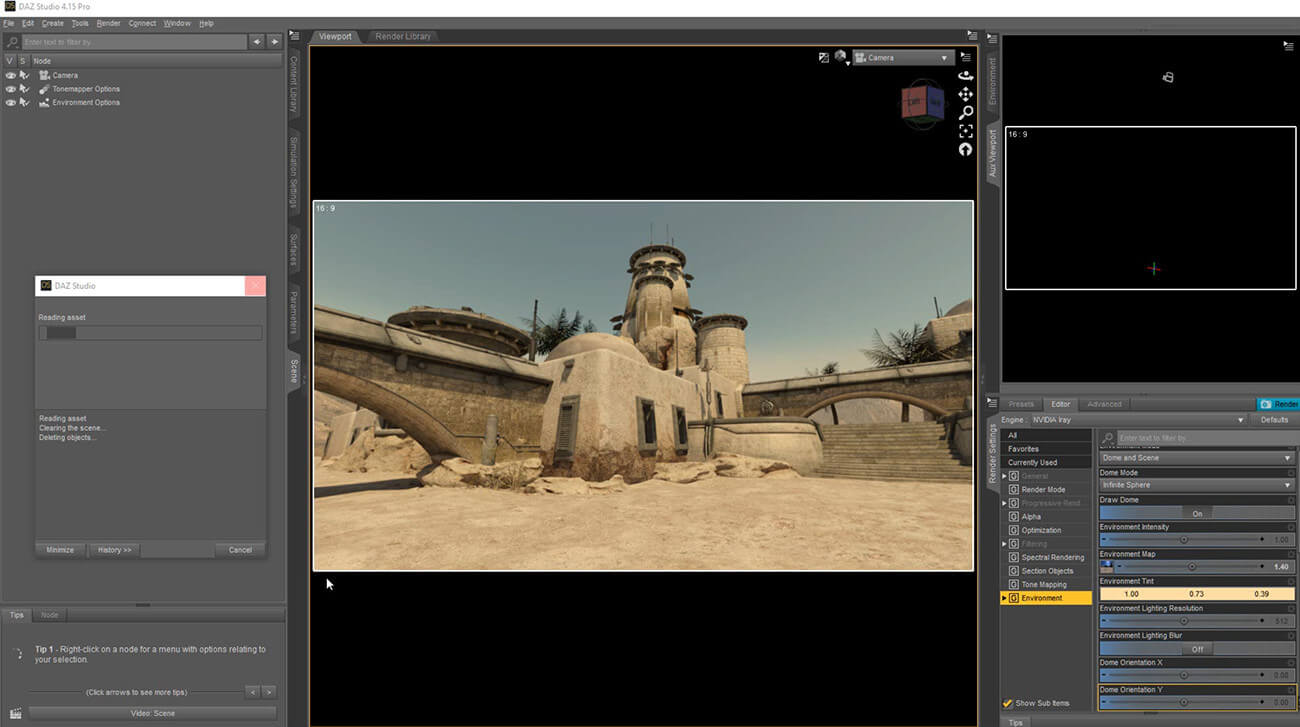 Hot HDRI Sets - The Last Outpost - DAZ Studio Video Tutorial by Dreamlight