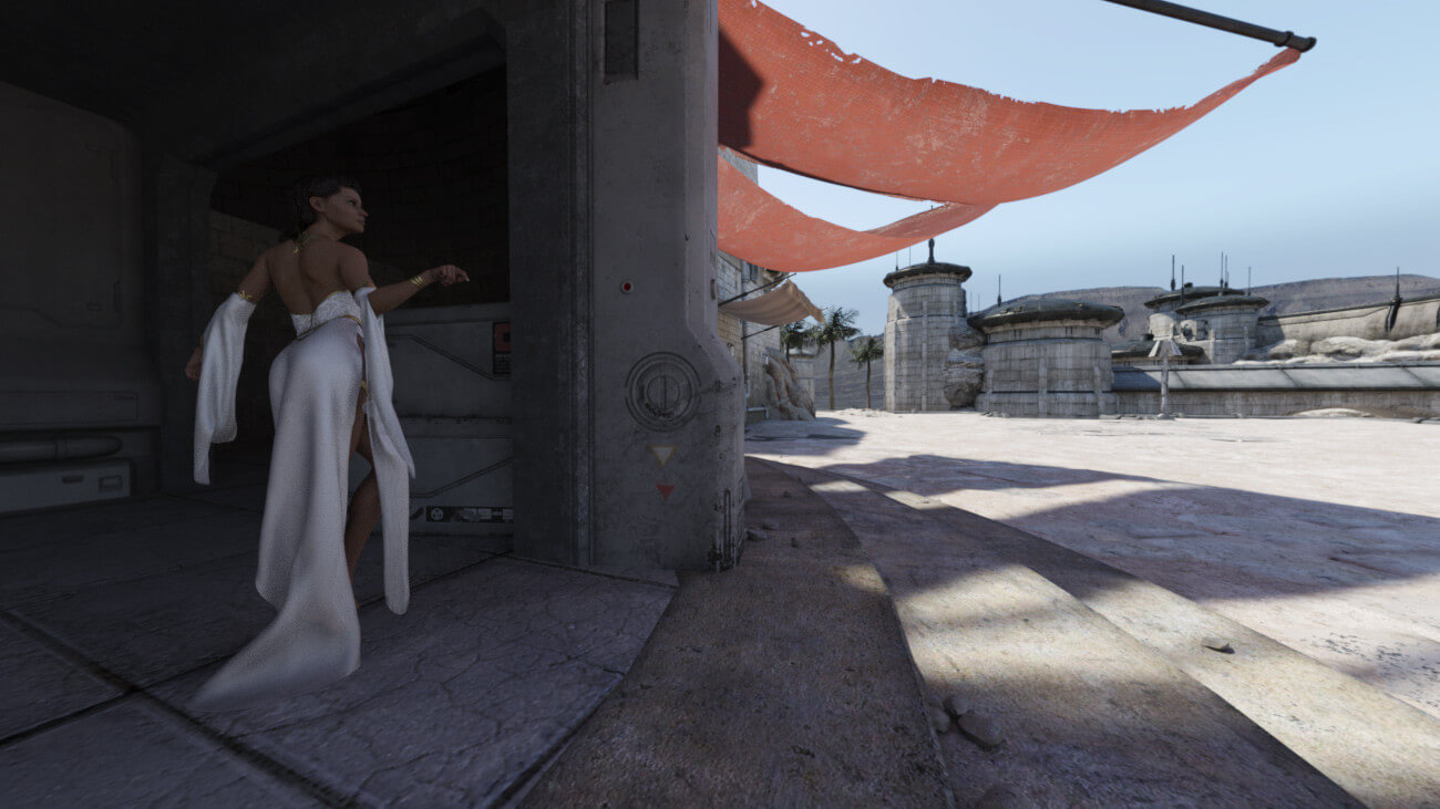 Hot HDRI Sets - The Last Outpost - DAZ Studio by Dreamlight