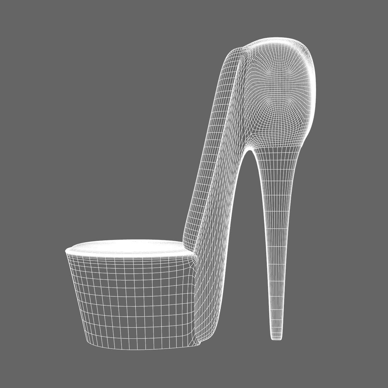 Hot Stiletto Lounge Chair + Genesis 8 Female Pose - Free Daz Content by ...