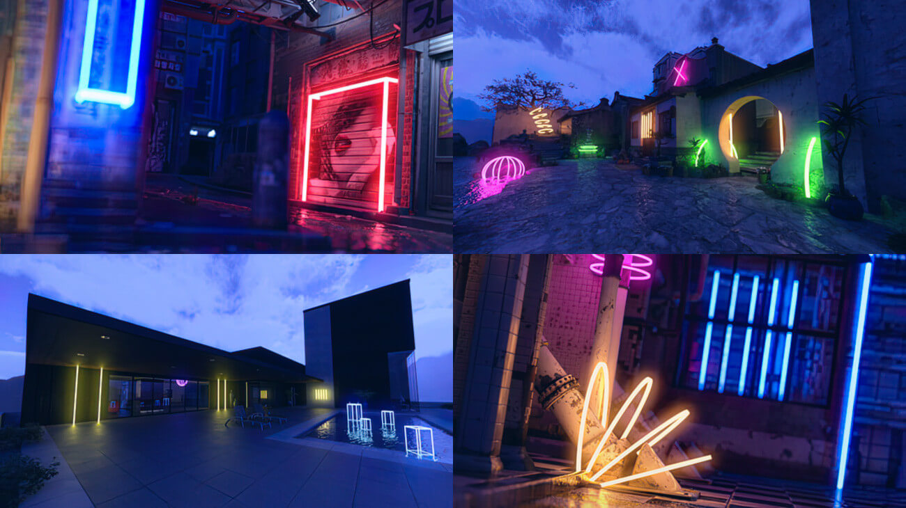 Neon Lights - Daz Content by Dreamlight