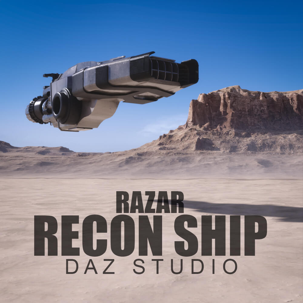 Razar Recon Ship - DAZ Studio by Dreamlight