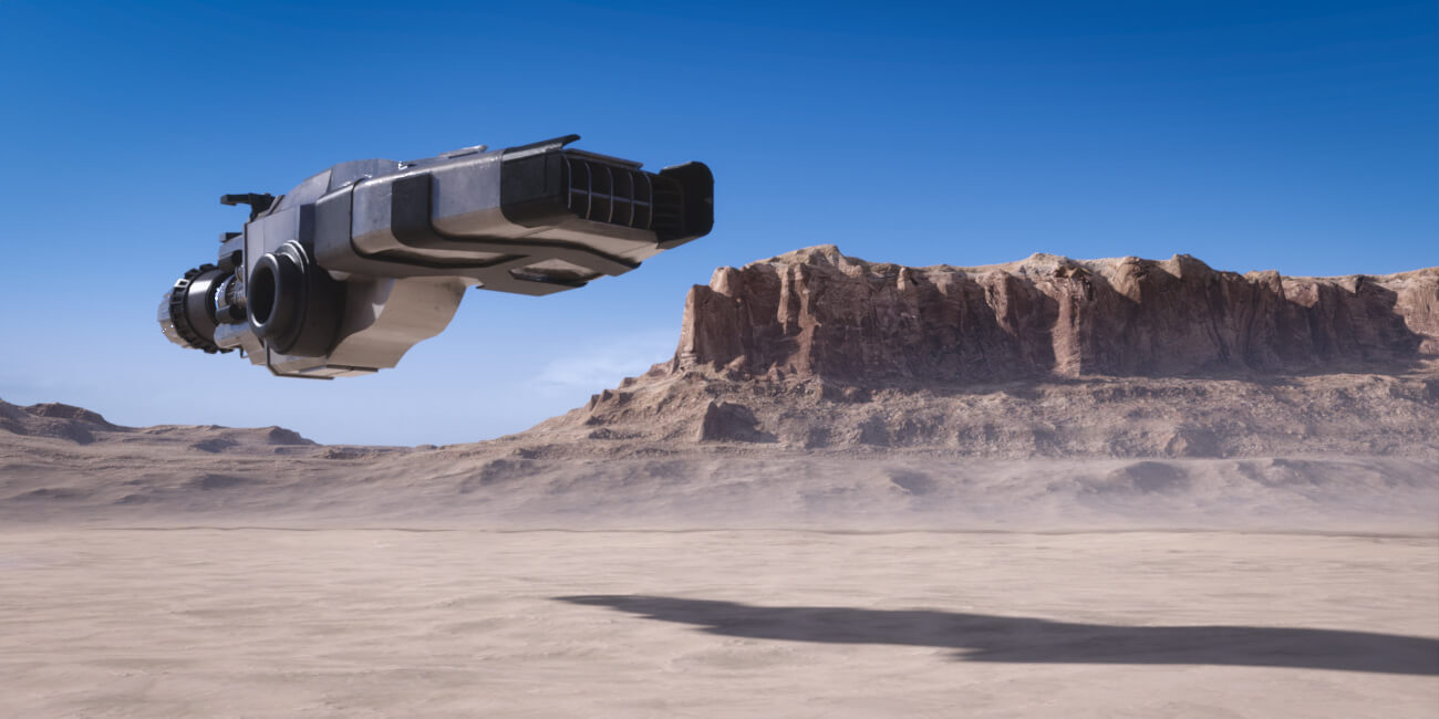 Razar Recon Ship - DAZ Studio by Dreamlight