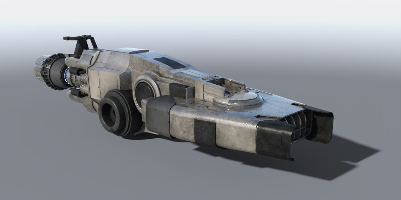 Razar Recon Ship - DAZ Studio by Dreamlight