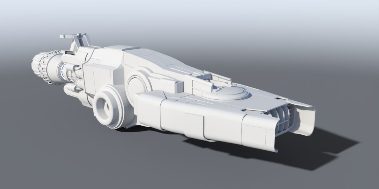 Razar Recon Ship - DAZ Studio by Dreamlight