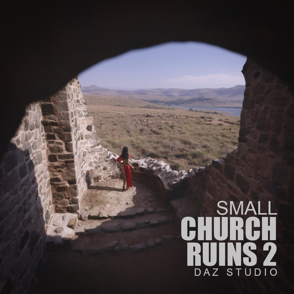 Small Church Ruins 2 - DAZ Studio - HD Scan by Dreamlight