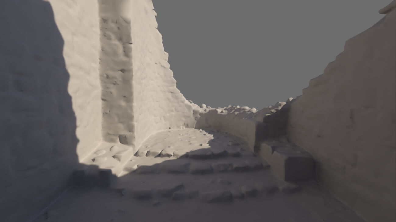 Small Church Ruins 2 - OBJ Model - HD Scan by Dreamlight