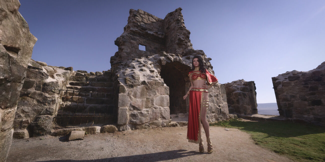 Small Church Ruins - DAZ Studio - HD Scan by Dreamlight