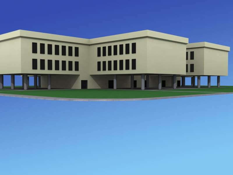 1970s US Military Barracks V1 - 3D Model by Dreamscape Studios