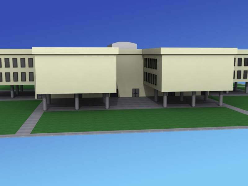 1970s US Military Barracks V1 - 3D Model by Dreamscape Studios