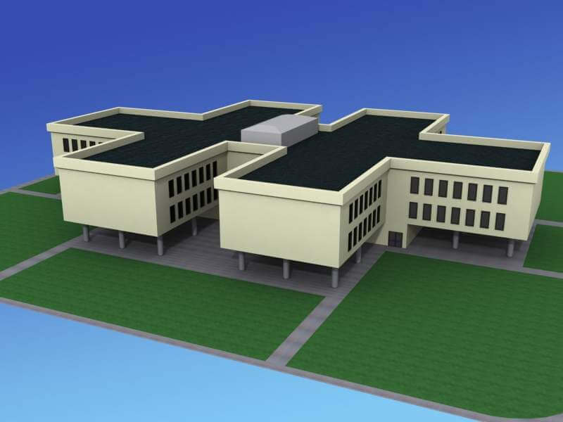 1970s US Military Barracks V1 - 3D Model by Dreamscape Studios