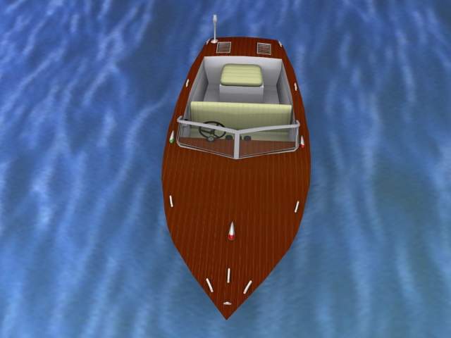 20 Foot Ski Boat - 3D Model by Dreamscape Studios