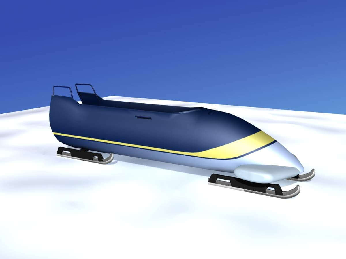 4 Man Bobsled - 3D Model by Dreamscape Studios
