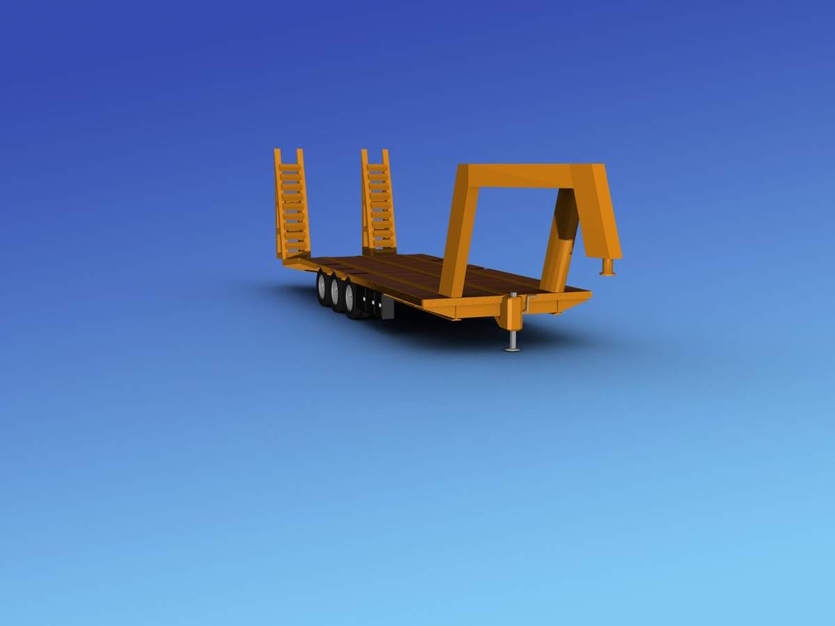 5th Wheel Trailer - 3D Model by Dreamscape Studios