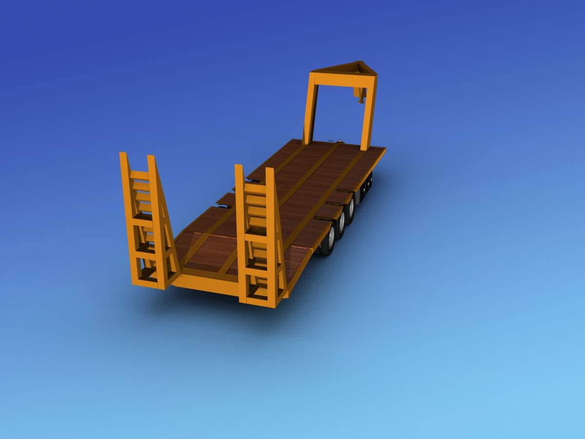 5th Wheel Trailer - 3D Model by Dreamscape Studios