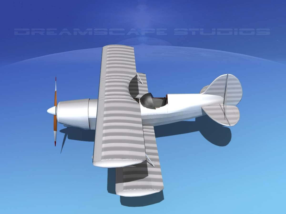 Acro Sport II Bare Metal - 3D Model by Dreamscape Studios