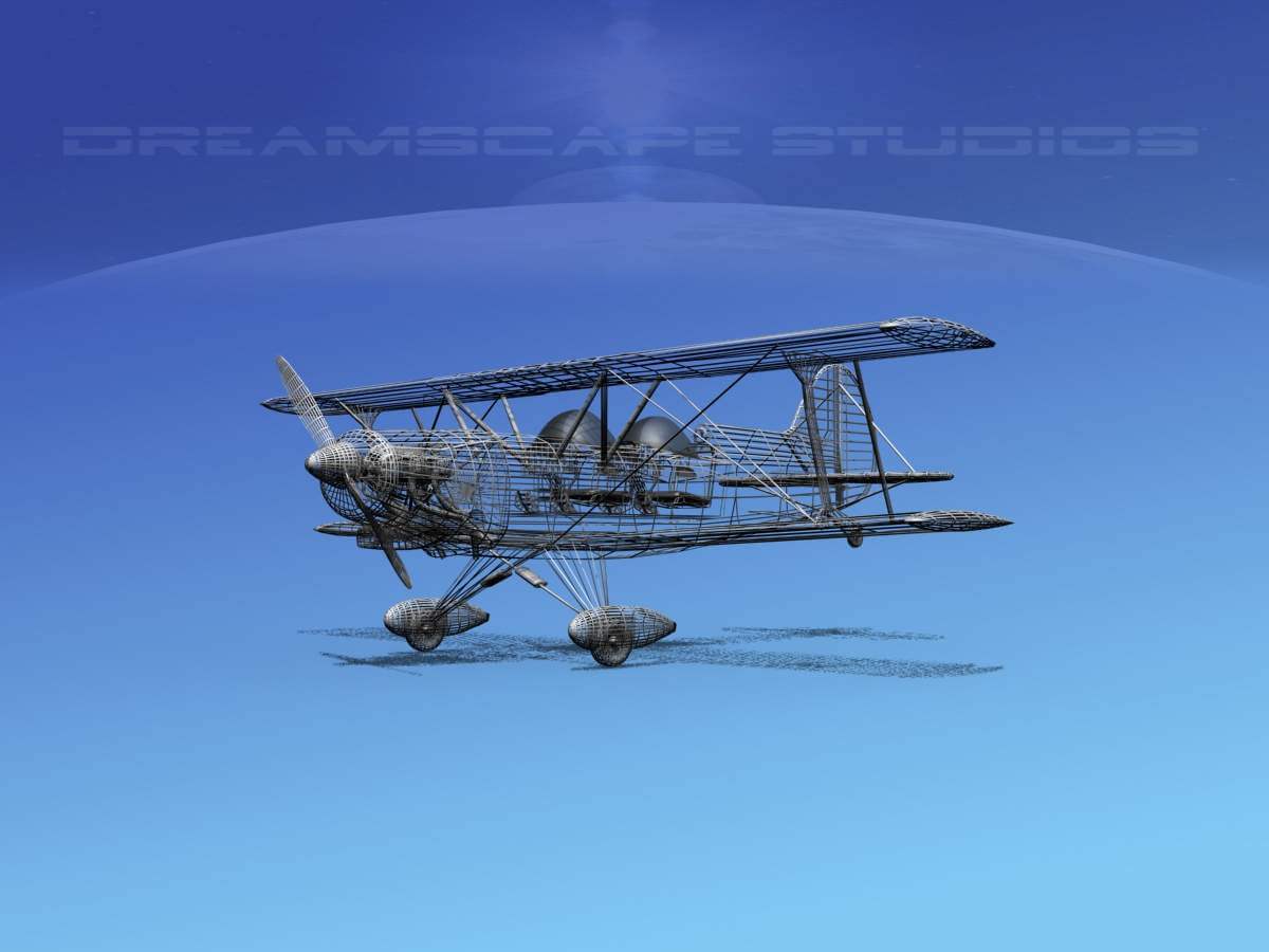 Acro Sport II Bare Metal - 3D Model by Dreamscape Studios