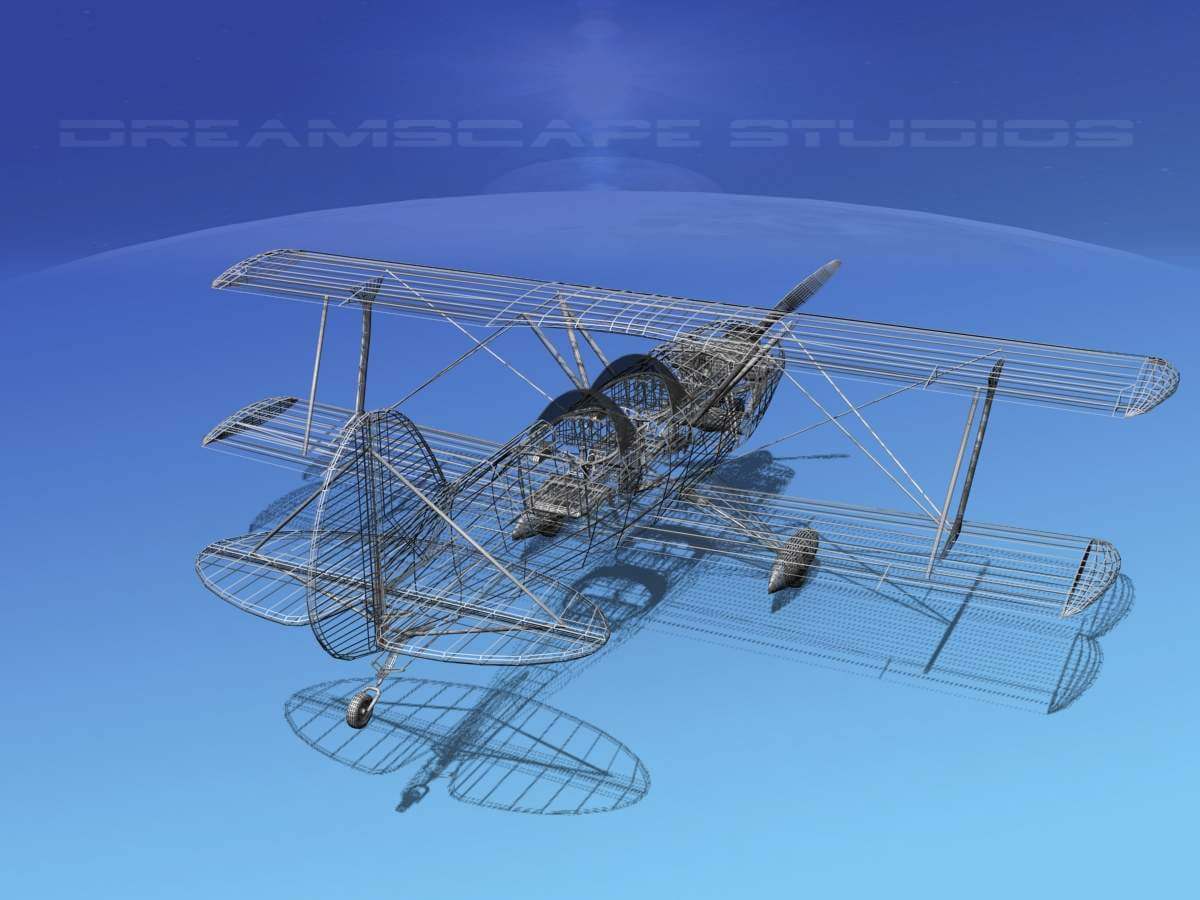 Acro Sport II Bare Metal - 3D Model by Dreamscape Studios