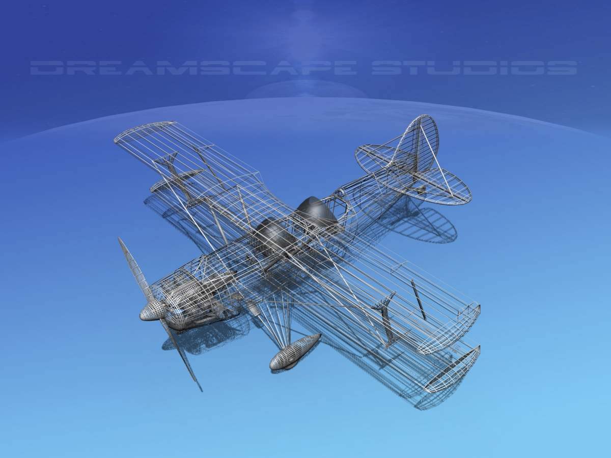 Acro Sport II Bare Metal - 3D Model by Dreamscape Studios
