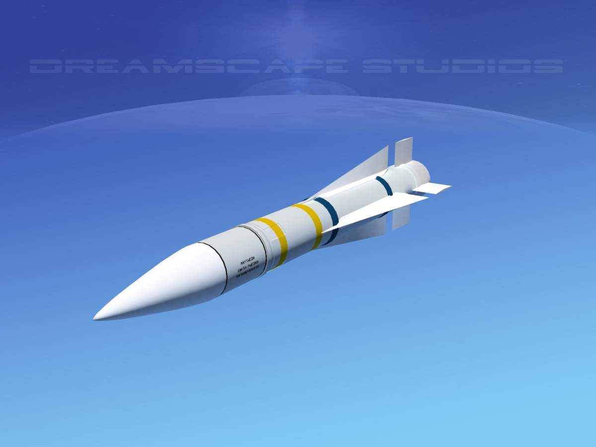 AIM 54 Phoenix Missile - 3D Model by Dreamscape Studios