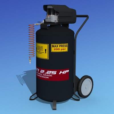 Air Compressor - 3D Model by Dreamscape Studios