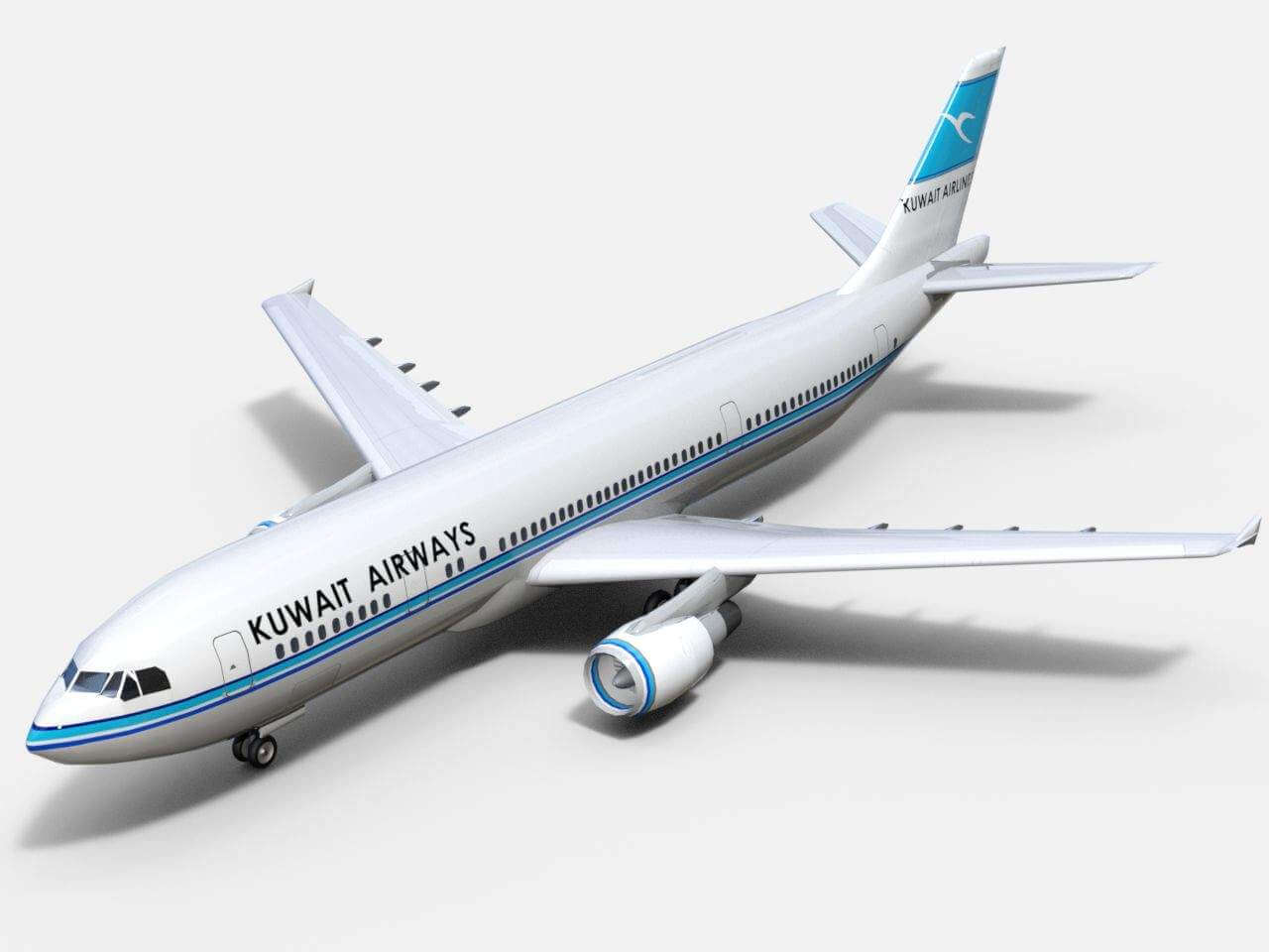 Airbus A300 Air Kuwait - 3D Model by Dreamscape Studios