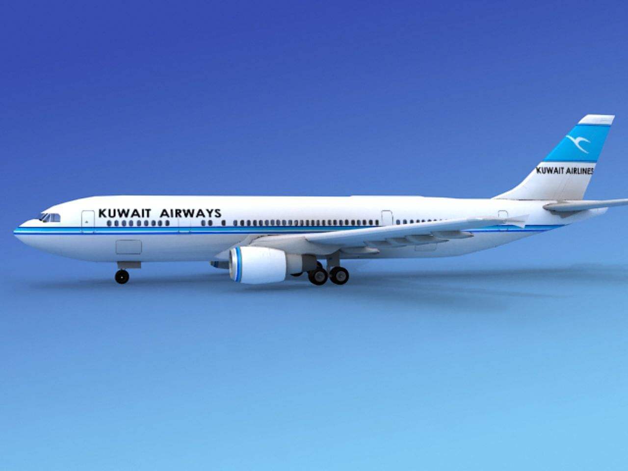 Airbus A300 Air Kuwait - 3D Model by Dreamscape Studios