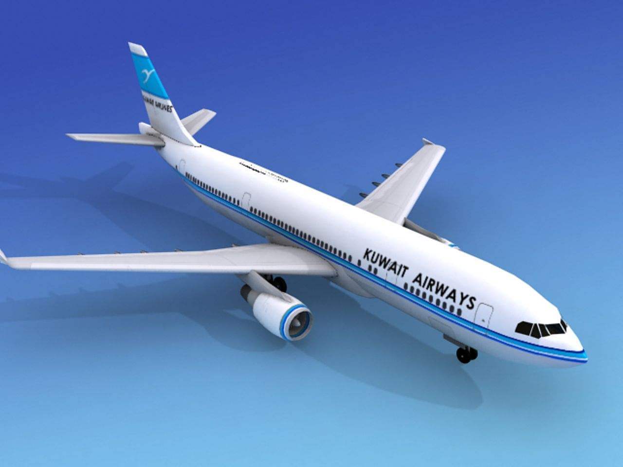 Airbus A300 Air Kuwait - 3D Model by Dreamscape Studios