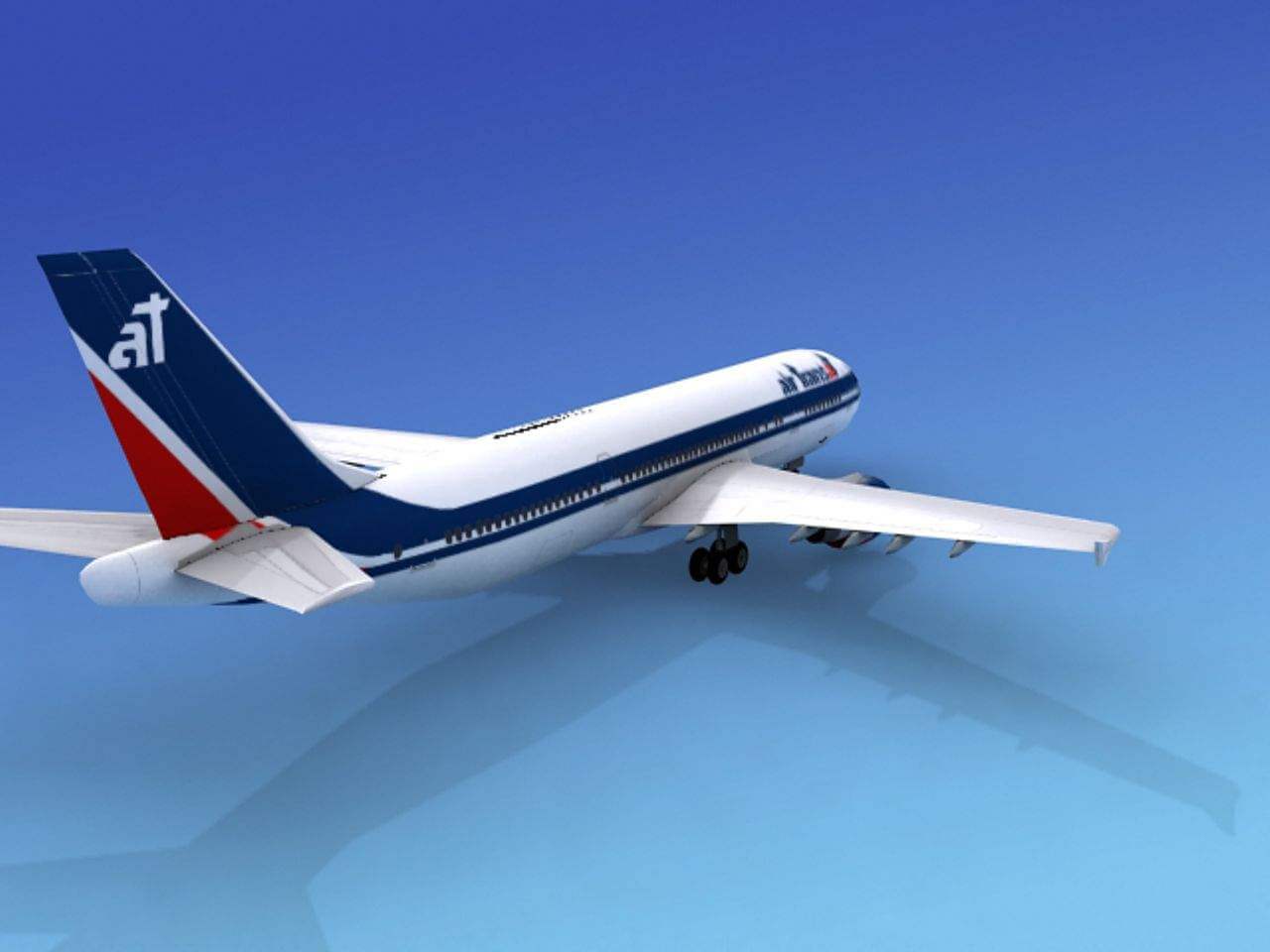 Airbus A300 Air Transat - 3D Model by Dreamscape Studios