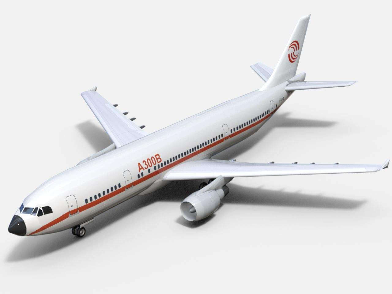 Airbus A300 - 3D Model by Dreamscape Studios