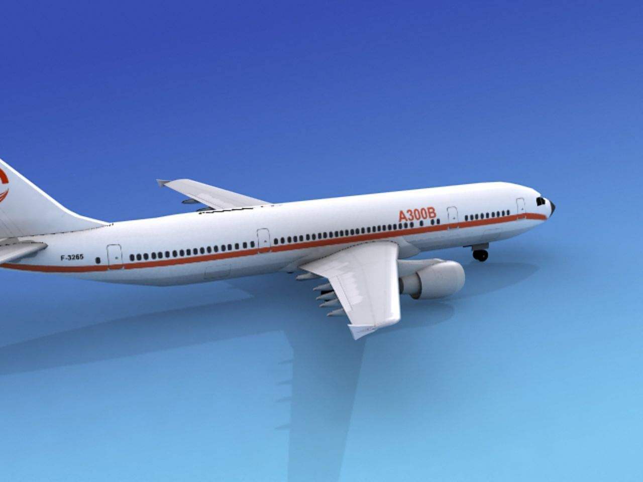 Airbus A300 - 3D Model by Dreamscape Studios