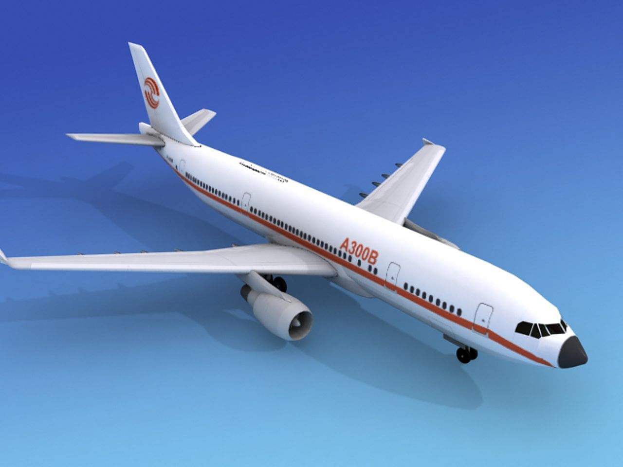 Airbus A300 - 3D Model by Dreamscape Studios