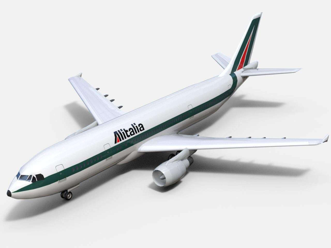 Airbus A300 Alitalia - 3D Model by Dreamscape Studios