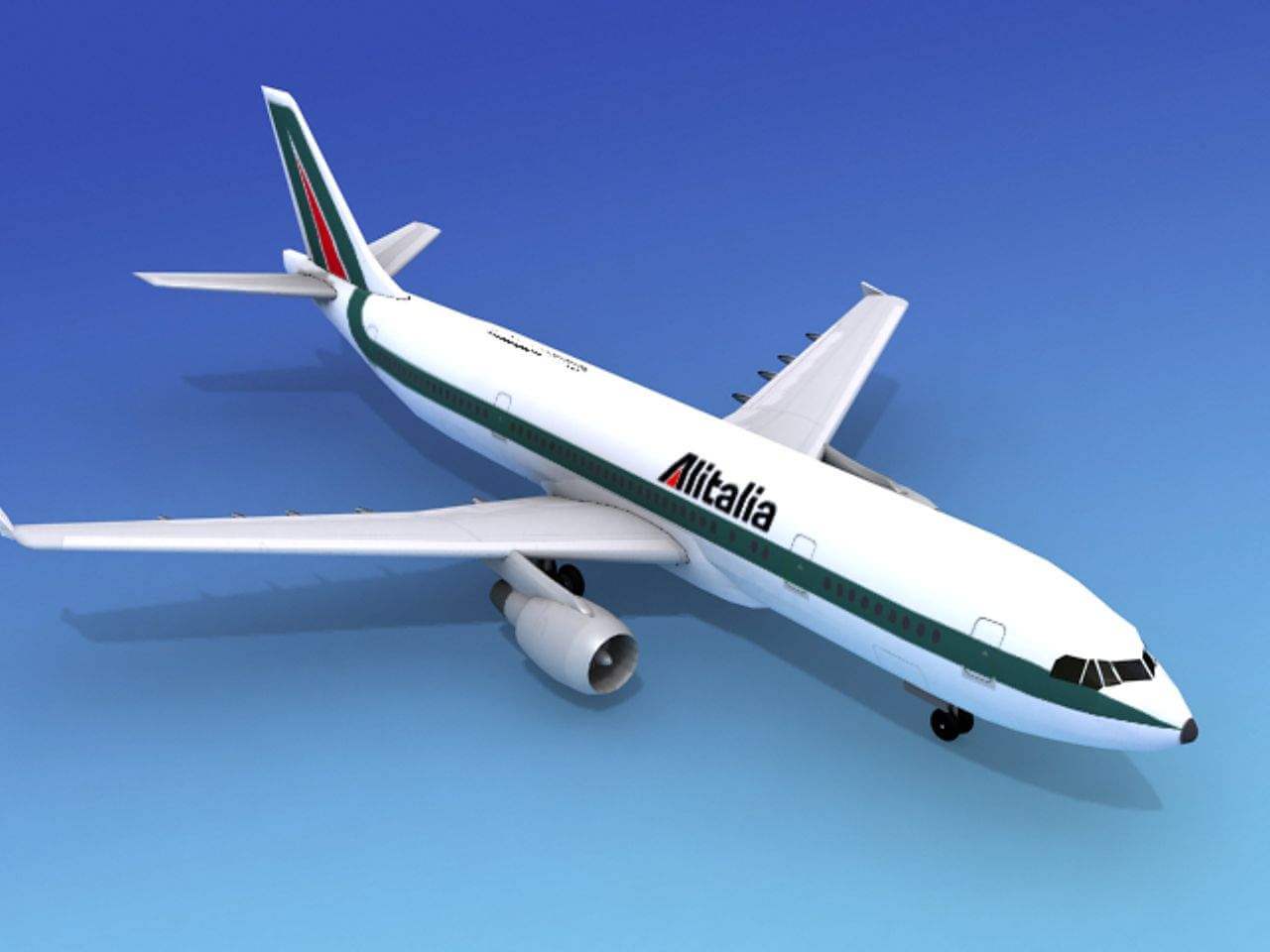 Airbus A300 Alitalia - 3D Model by Dreamscape Studios