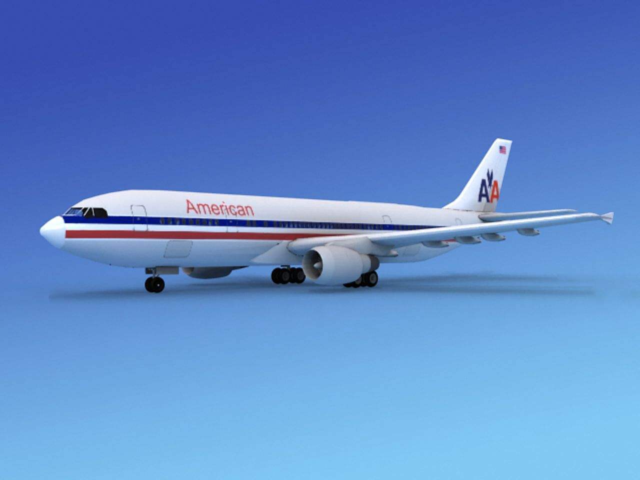 Airbus A300 American Airlines - 3D Model by Dreamscape Studios