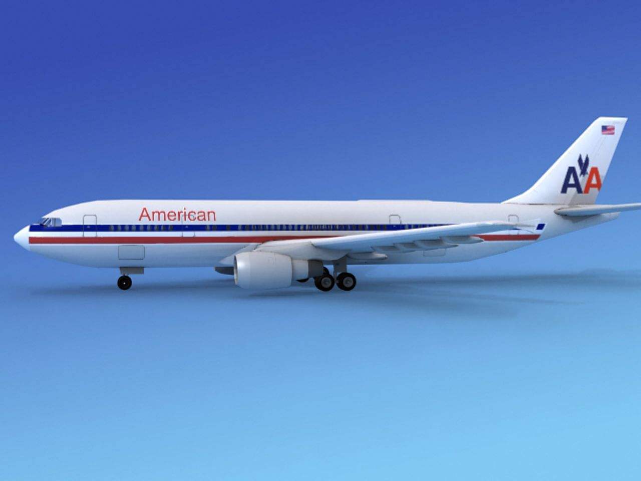 Airbus A300 American Airlines - 3D Model by Dreamscape Studios